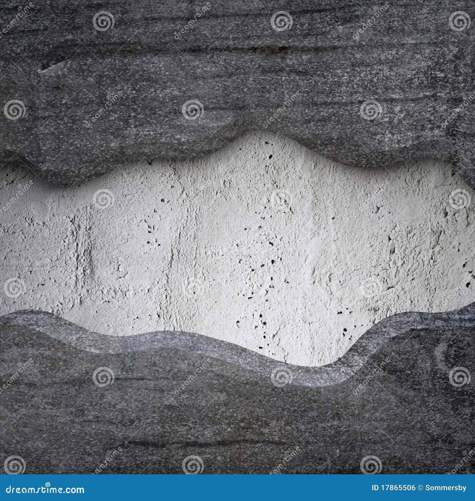 Curved Metal Plate On Concrete Texture Stock Photography ...