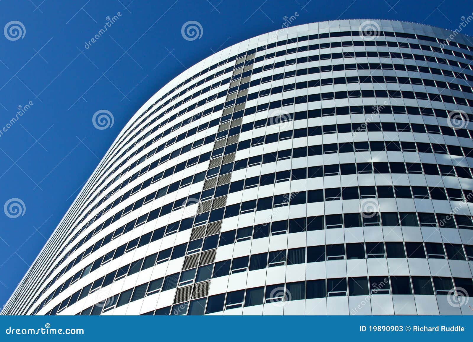 Curved Office Building stock image. Image of building - 19890903