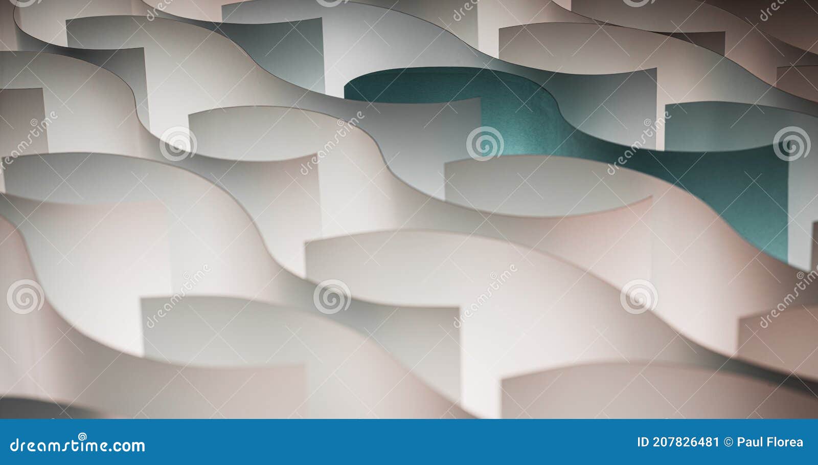 Curved paper sheets stock image. Image of clean, curled - 207826481