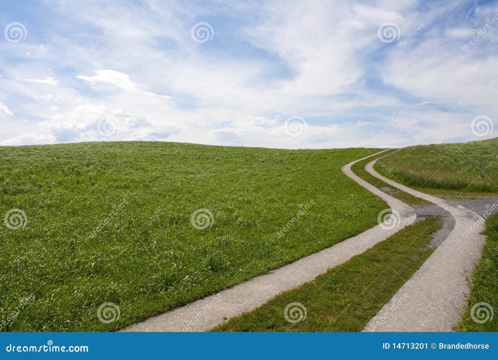 Curved Path Stock Image - Image: 14713201