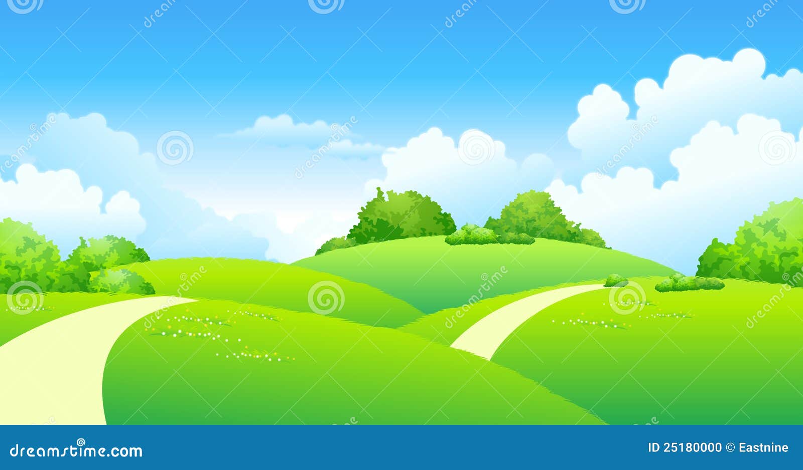 Curved Path Line From A To B Points. Difficult Way, Chaotic Plan, Hard ...