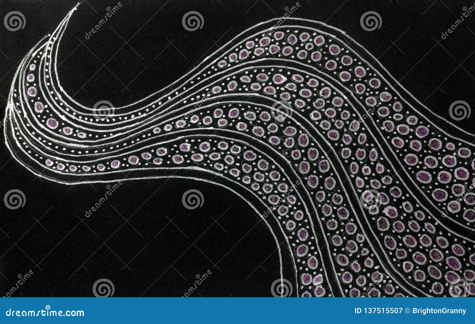Curved pattern stock illustration. Illustration of balls - 137515507