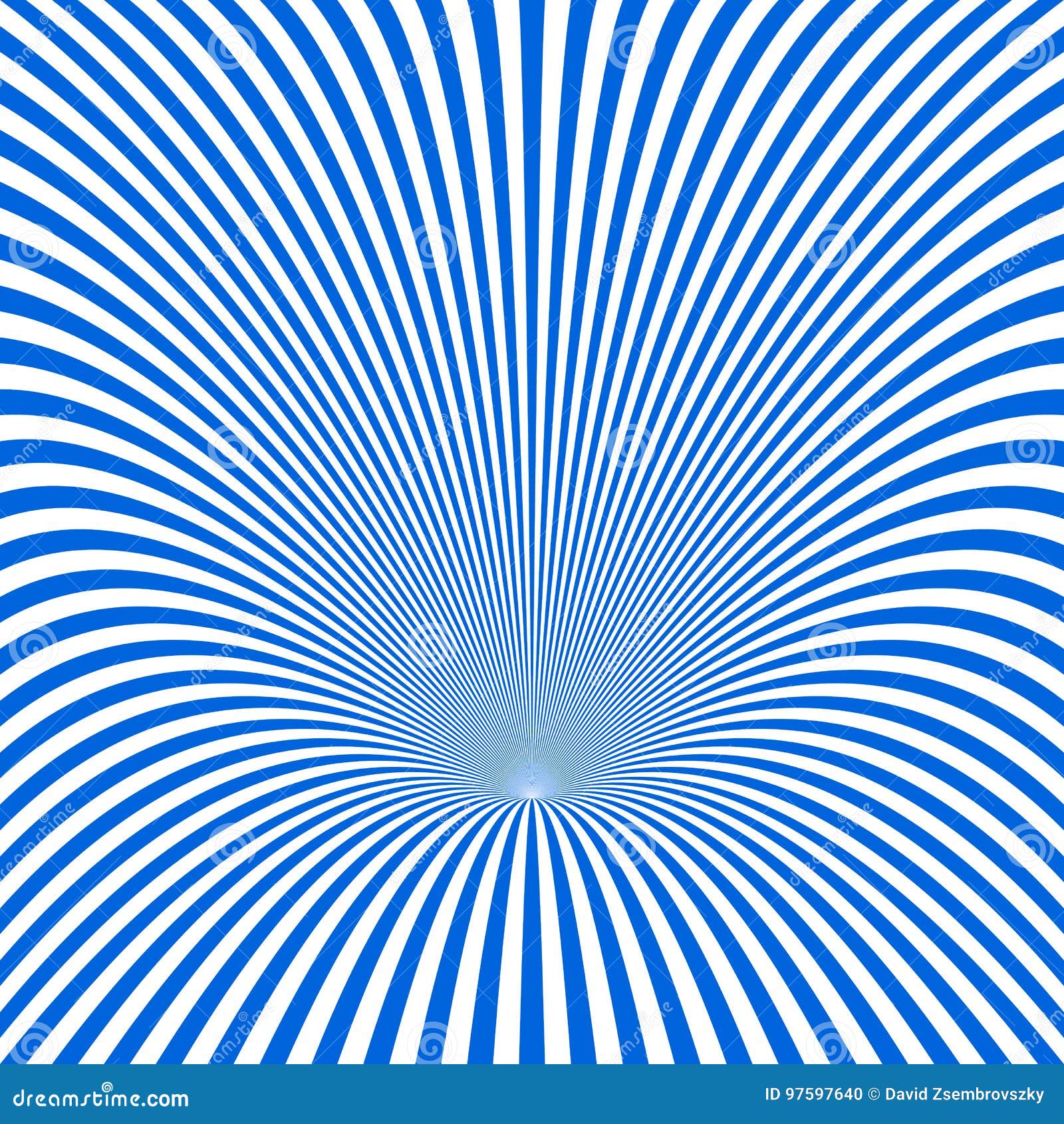 Curved Radial Stripe Background - Vector Graphic from Curved Rays Stock ...