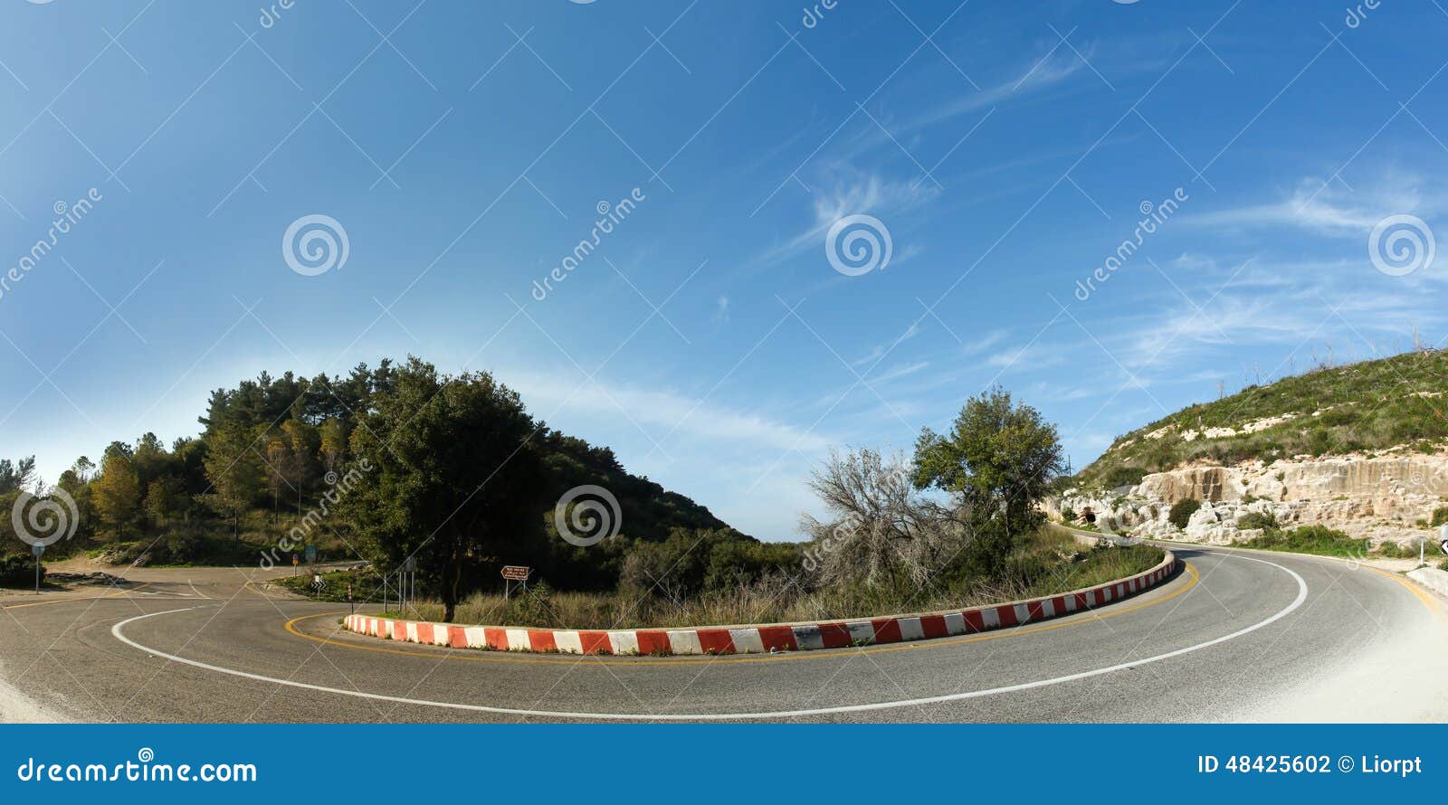 Curved road stock photo. Image of highway, drive, asphalt - 48425602