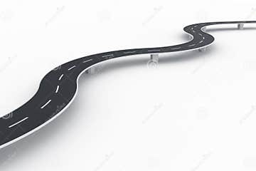 Curved road bridge stock illustration. Illustration of isolated - 10751838