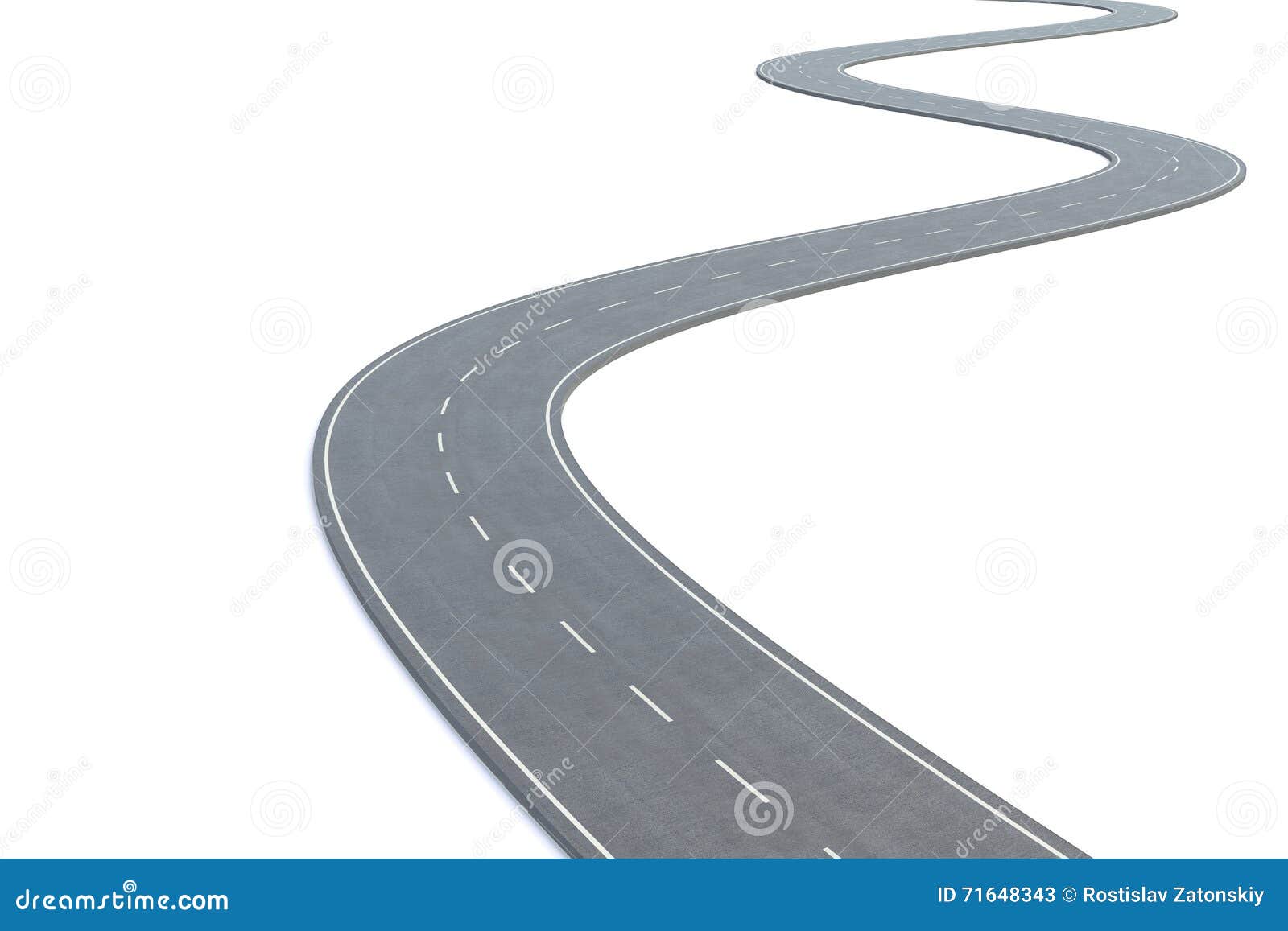 Curved Road Isolated Stock Illustrations – 1,073 Curved Road Isolated ...