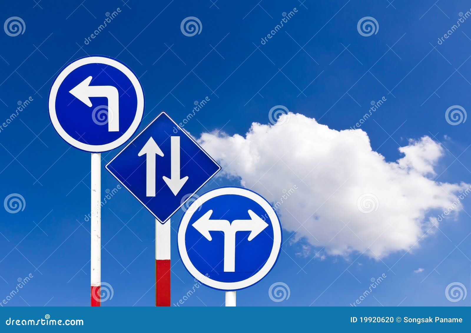 Curved Road Traffic Sign Stock Photography | CartoonDealer.com #19920620