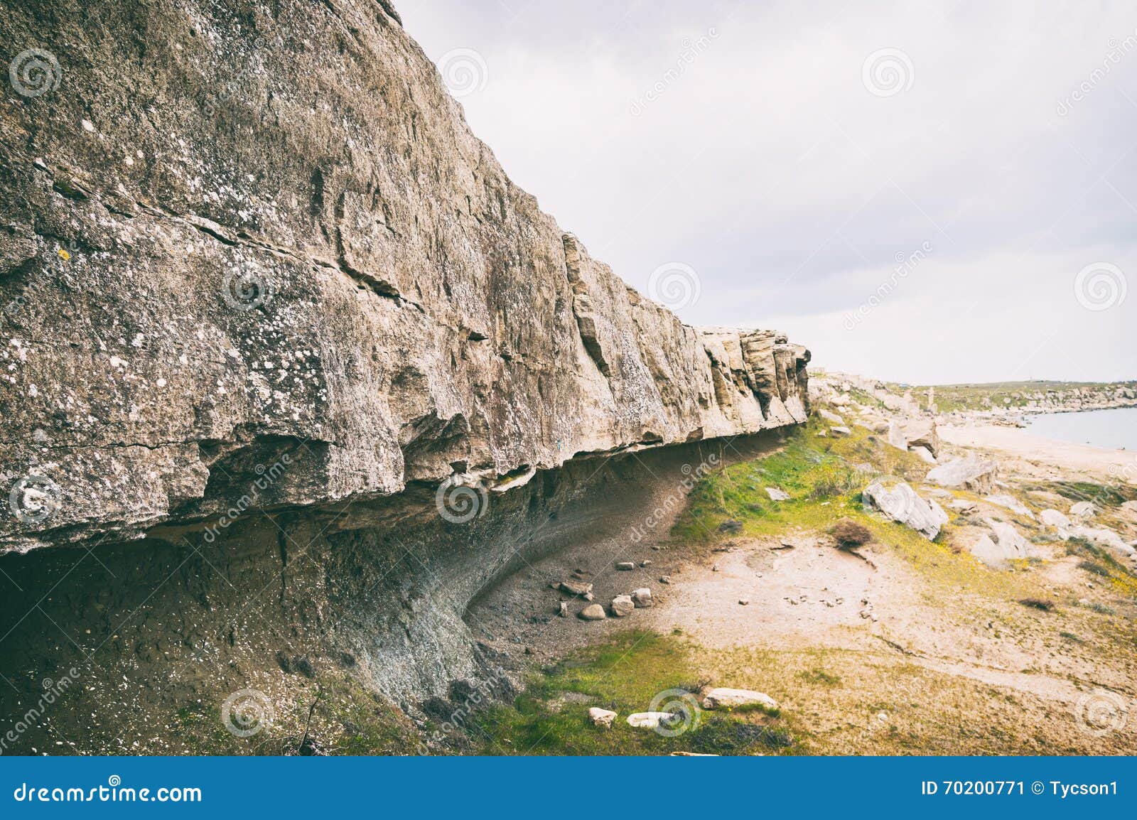 Curved rock stock image. Image of eroded, footpath, famous - 70200771