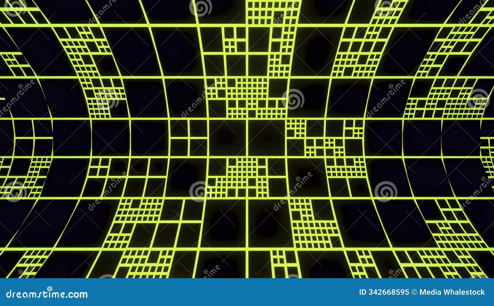 Curved Rotating Background with Grid. Design. Virtual Background with ...