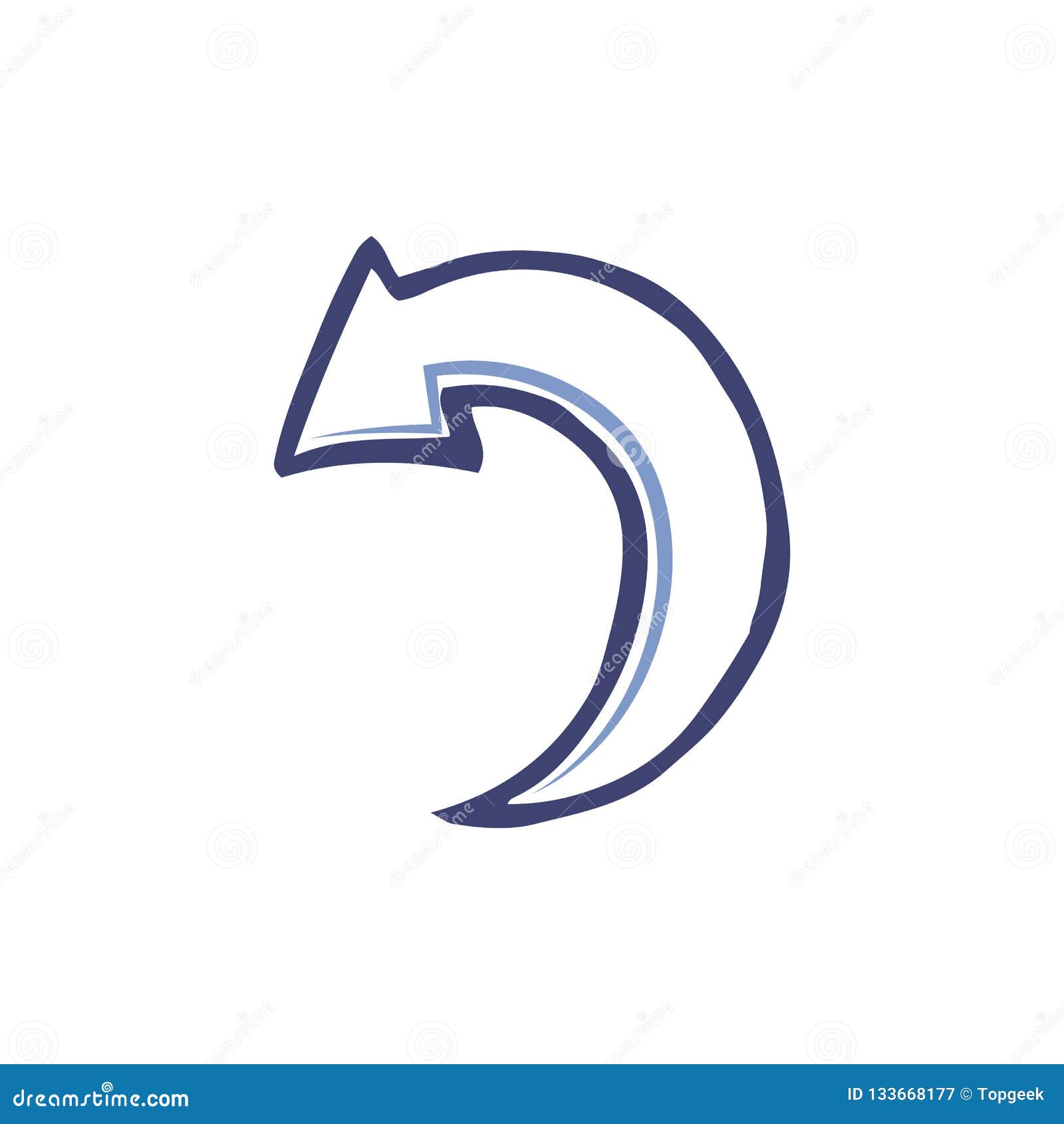 Up Rounded Arrow Recursive Mosaic Of Up Rounded Arrow Icons And ...