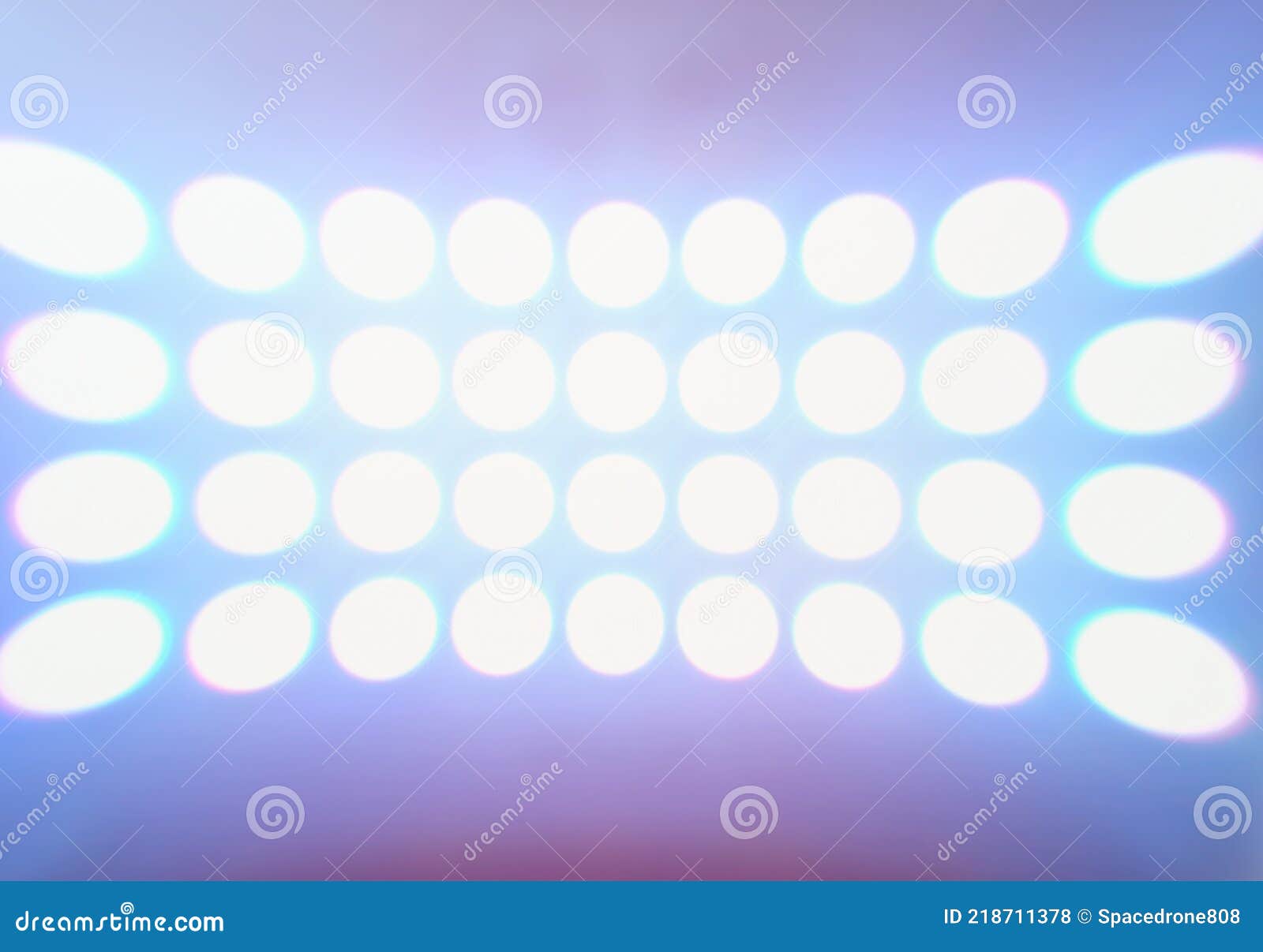 Curved Rows of Led Lamps Abstract Backdrop Stock Photo - Image of bokeh ...