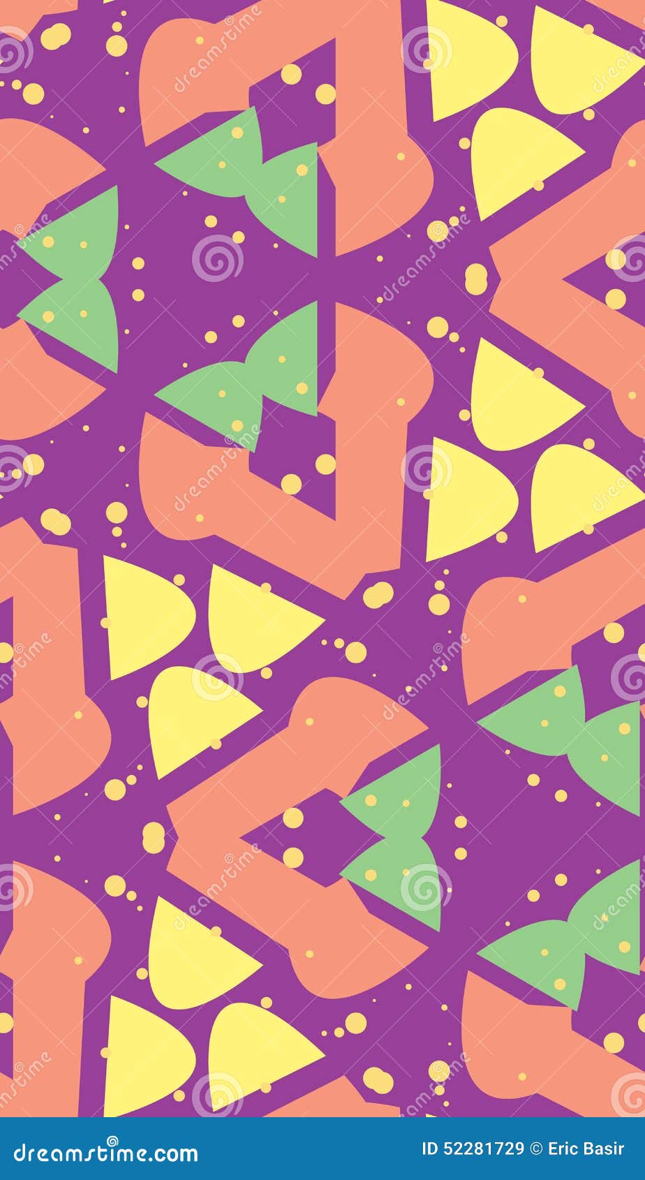 Curved Shape Seamless Pattern Stock Illustration - Illustration of ...