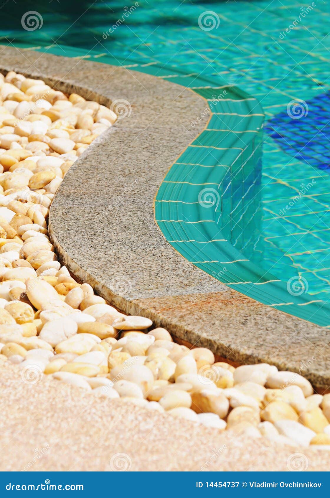 Curved Side of a Swimming Pool Stock Image - Image of swimming, color ...