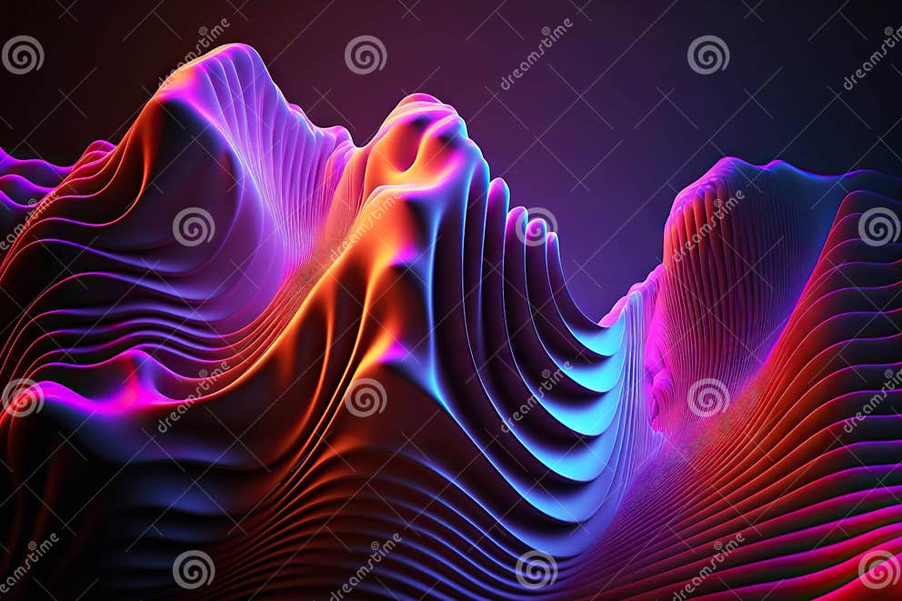 Curved and Sinuous Waves with Three-dimensional Shape in Form of 3d ...