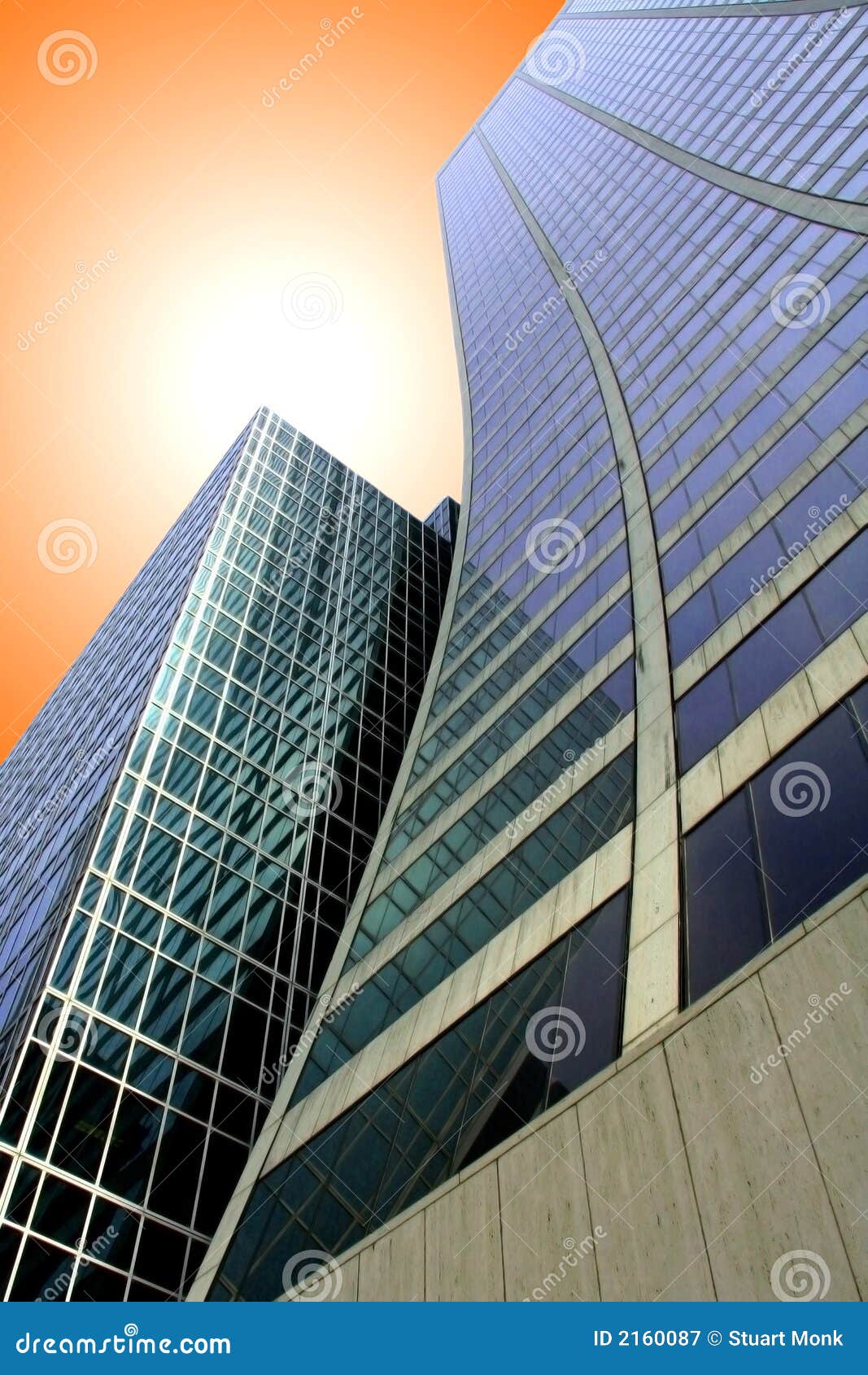 Curved skyscraper stock image. Image of curve, steep, office - 2160087