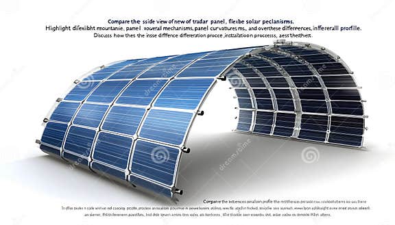 Curved Solar Panel, Side View, Flexible Solar Panel, New Technology ...
