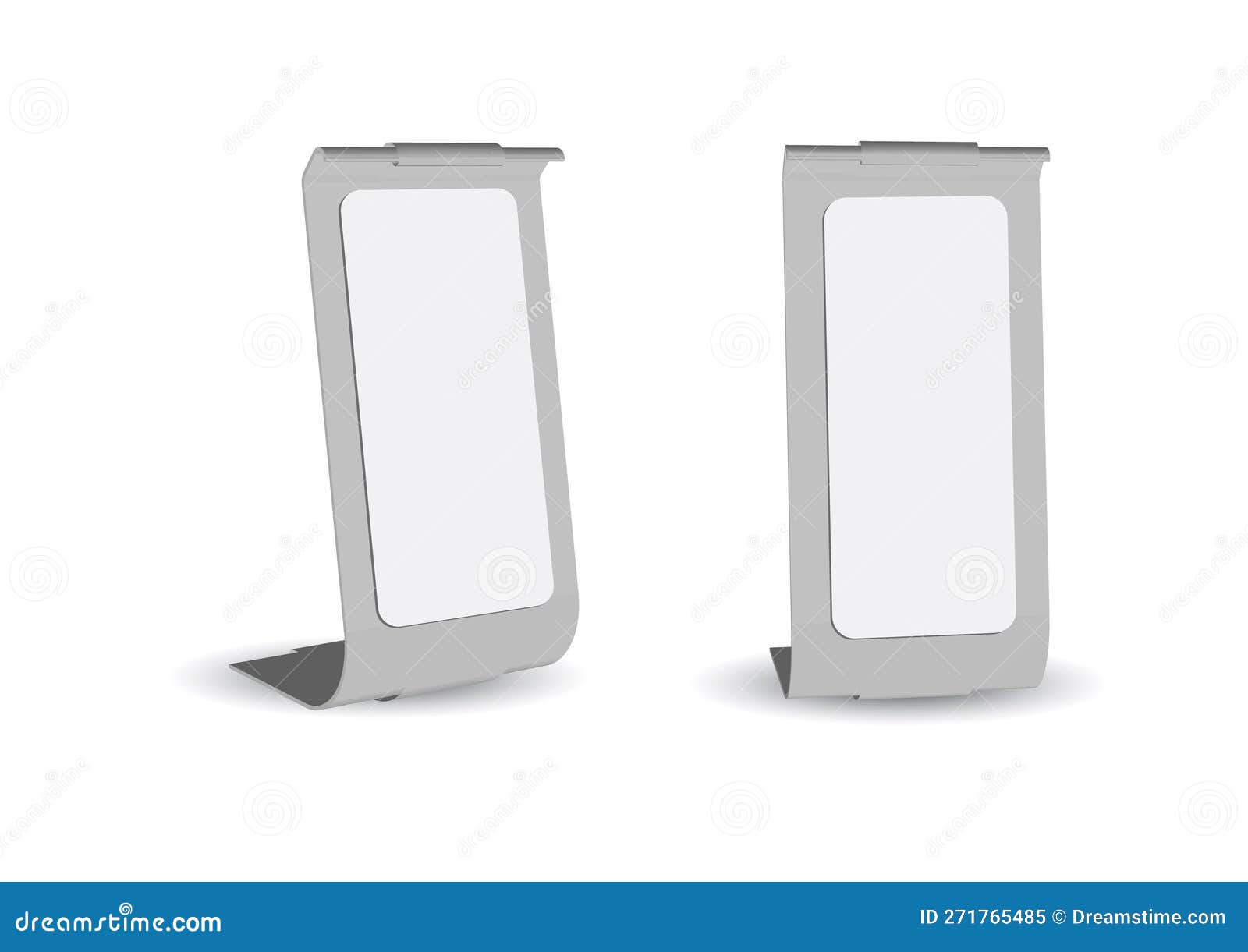 Curved Exhibition Stand Vector Design Stock Vector - Illustration of ...