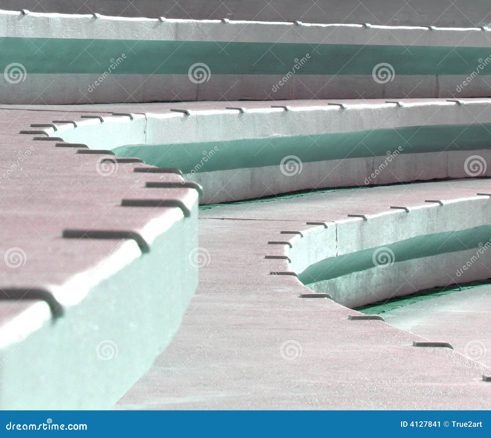 Curved Steps with Skate Stops Stock Image - Image of seating ...