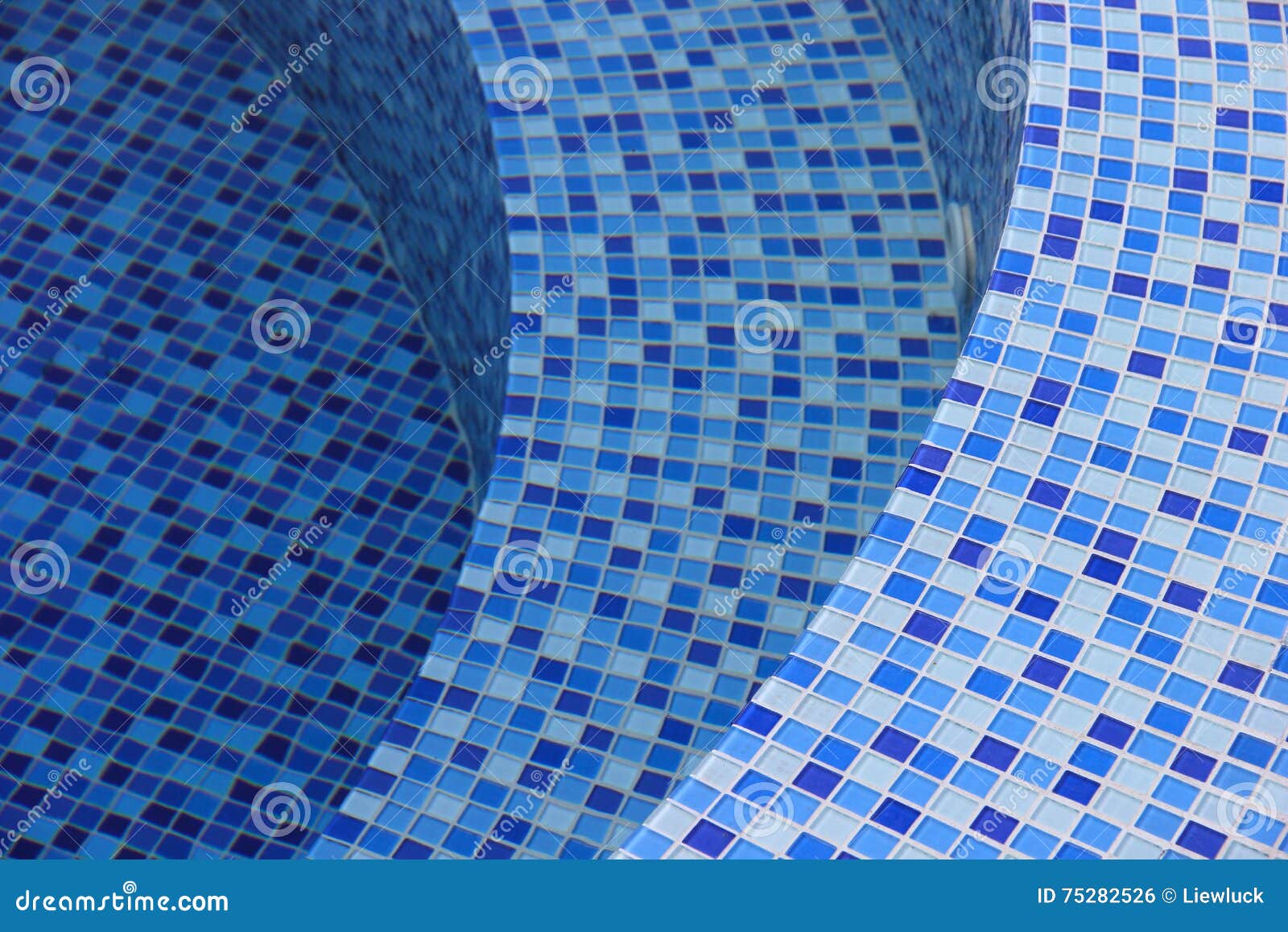 Curved Steps at the Swimming Pool Stock Photo - Image of background ...
