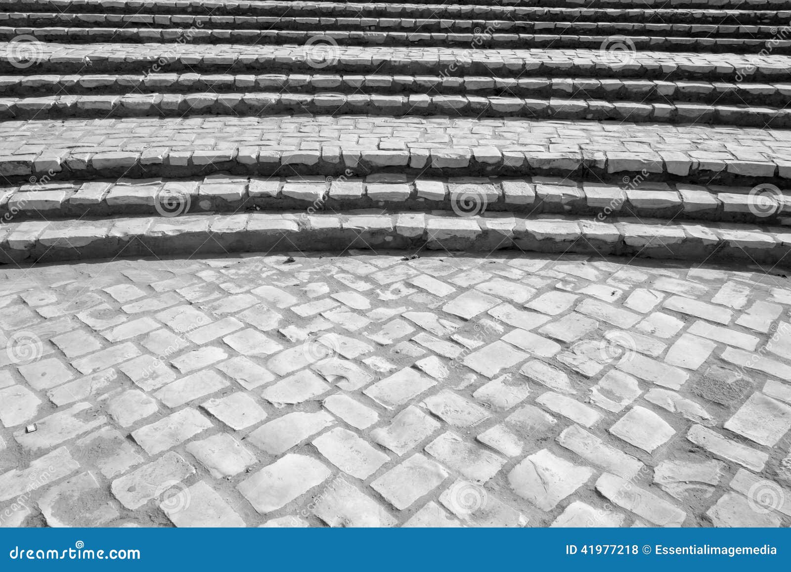 Curved Stone Brick Steps (2) Stock Photo - Image of granite ...