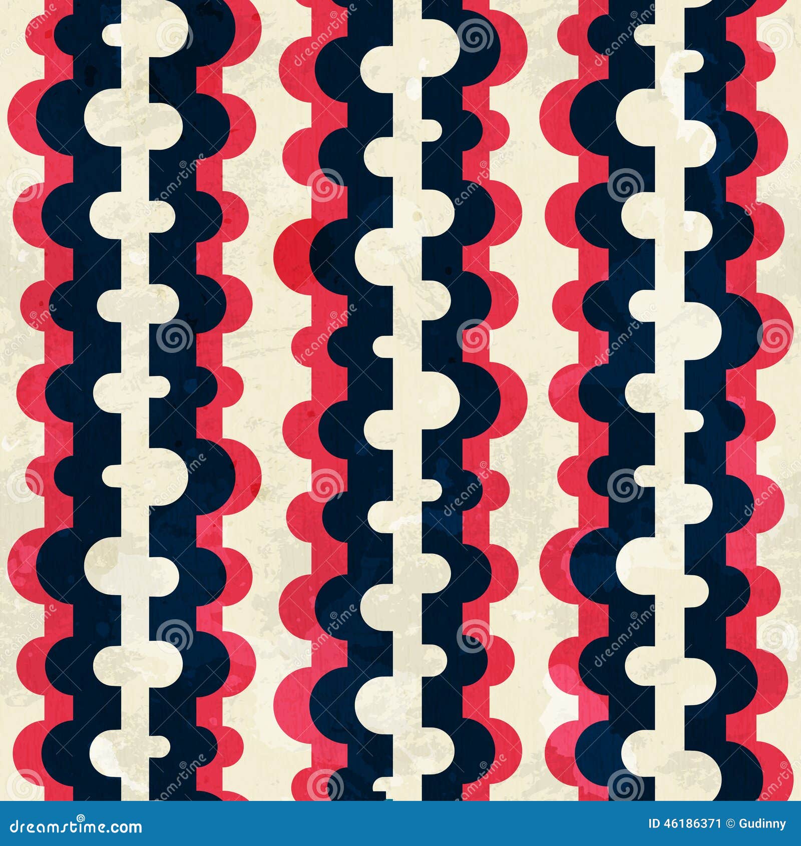 Curved Stripes Seamless Pattern Stock Vector - Illustration of curved ...
