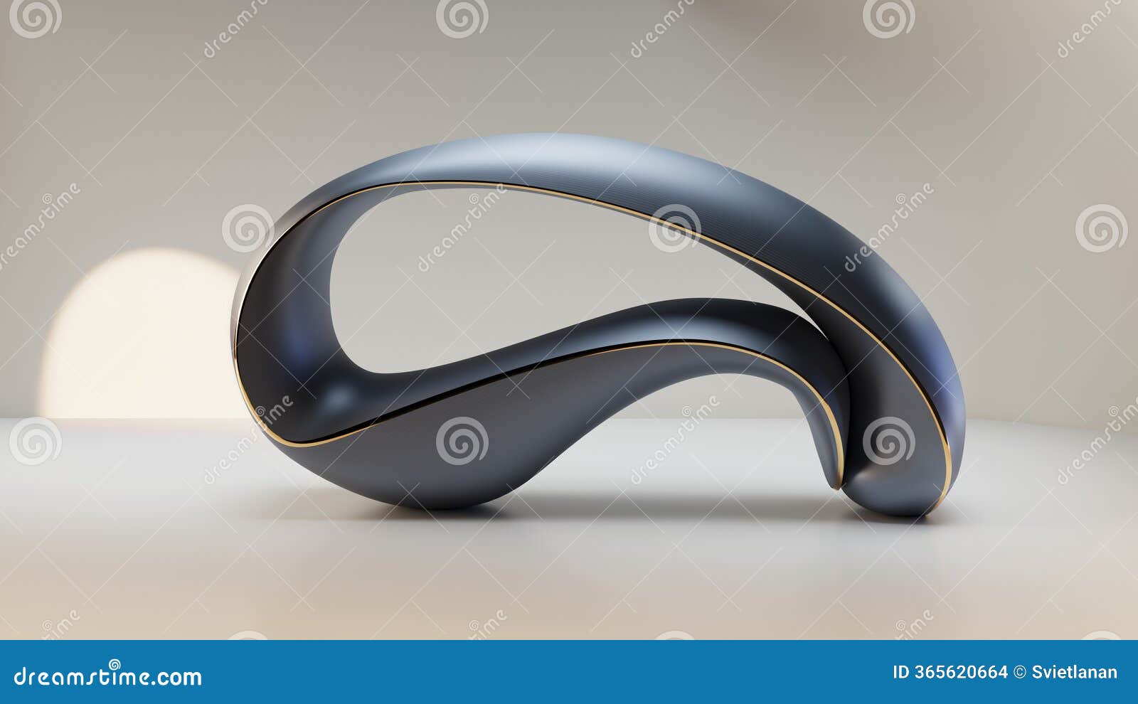 Curved Structure With A Dynamic Form Stock Photography | CartoonDealer ...