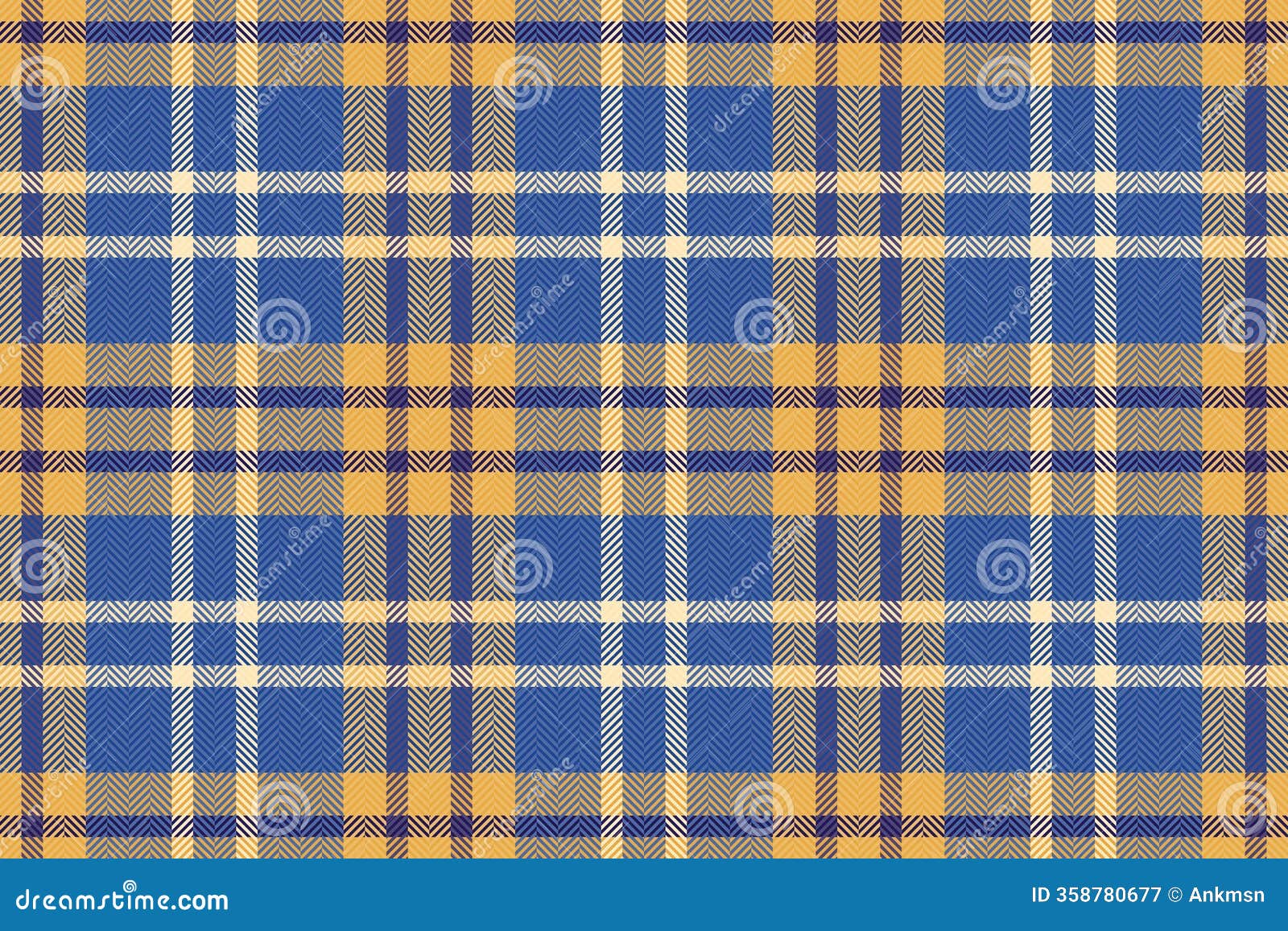 Curved Tartan Textile Background, Rustic Vector Texture Fabric. Group ...