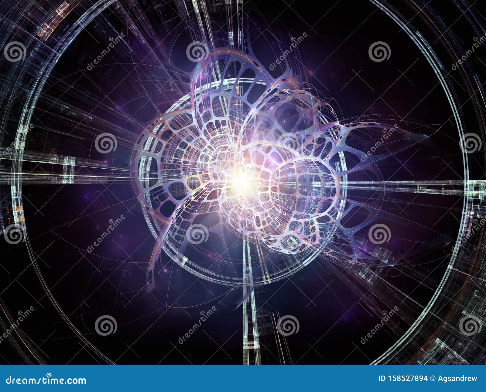 Geometry of Space stock illustration. Illustration of future - 158527894