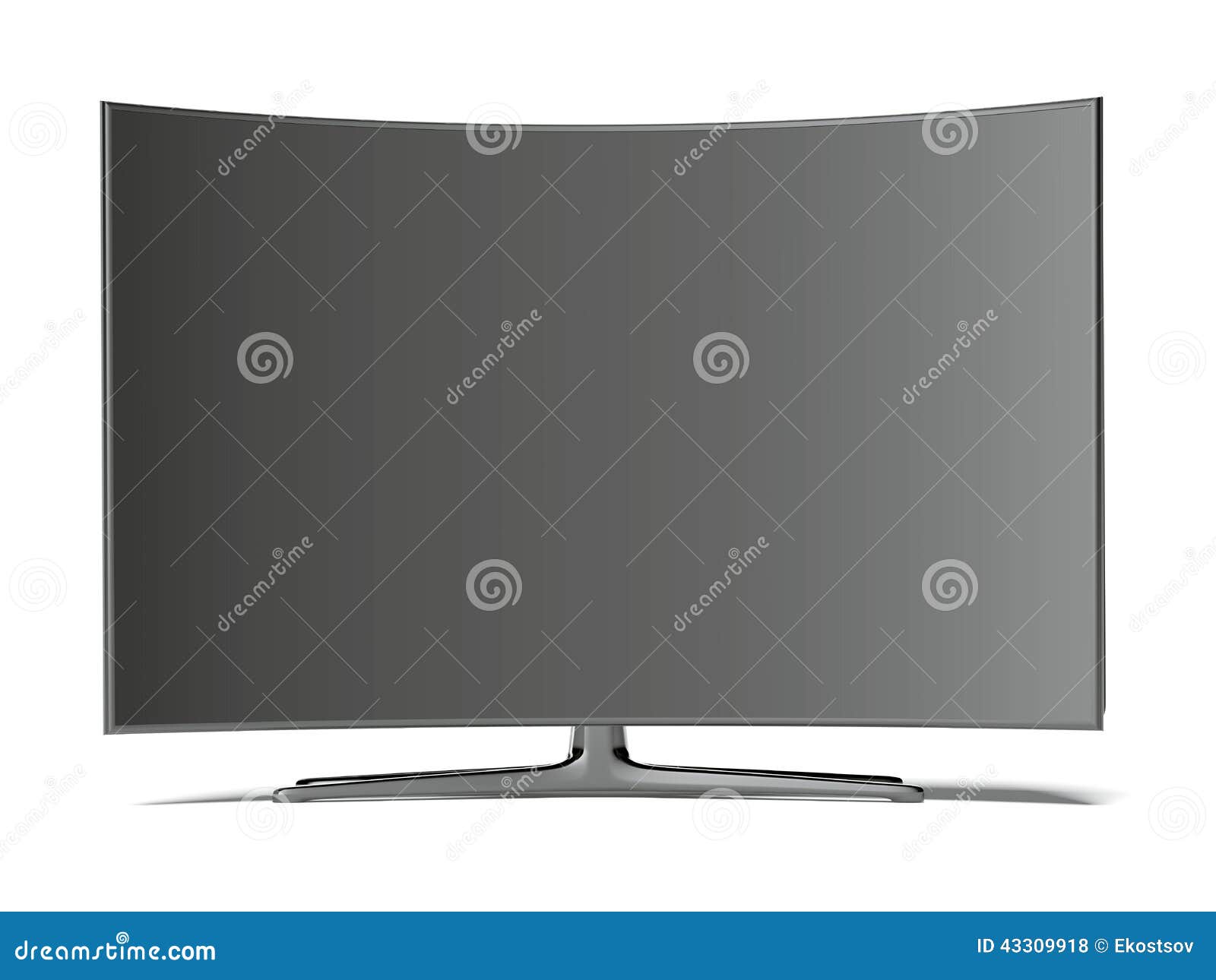 Curved Tv Screen Royalty-Free Stock Image | CartoonDealer.com #43309918