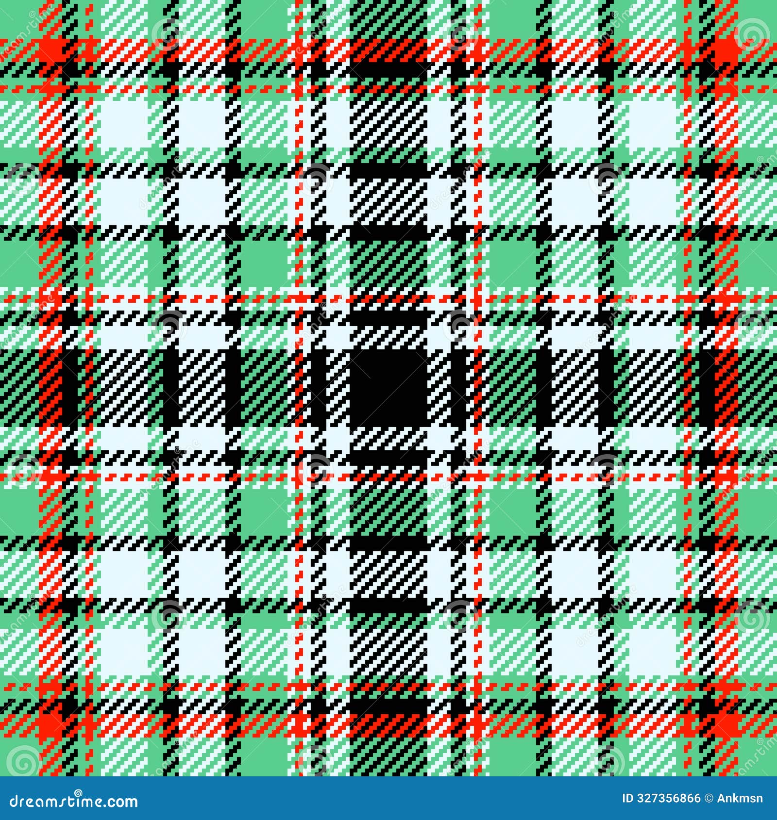 Curved Vector Tartan Plaid, Rectangle Textile Texture Fabric. Floor ...