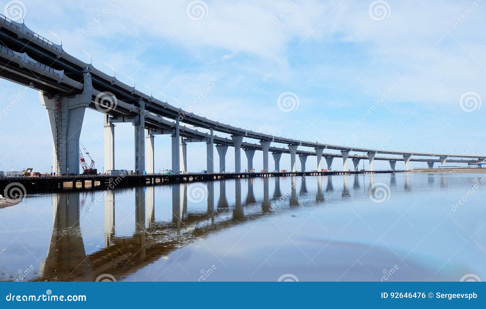 A curved viaduct stock photo. Image of outdoor, speed - 92646476