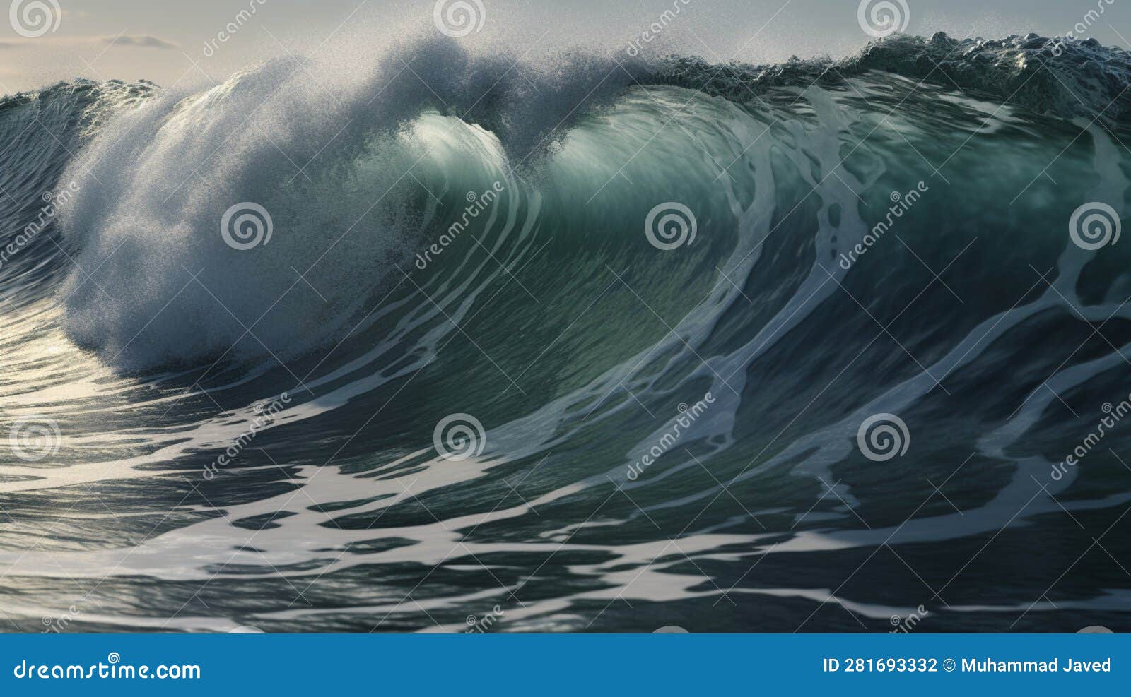 Curved Wave In Nature Landscape Royalty-Free Stock Image ...