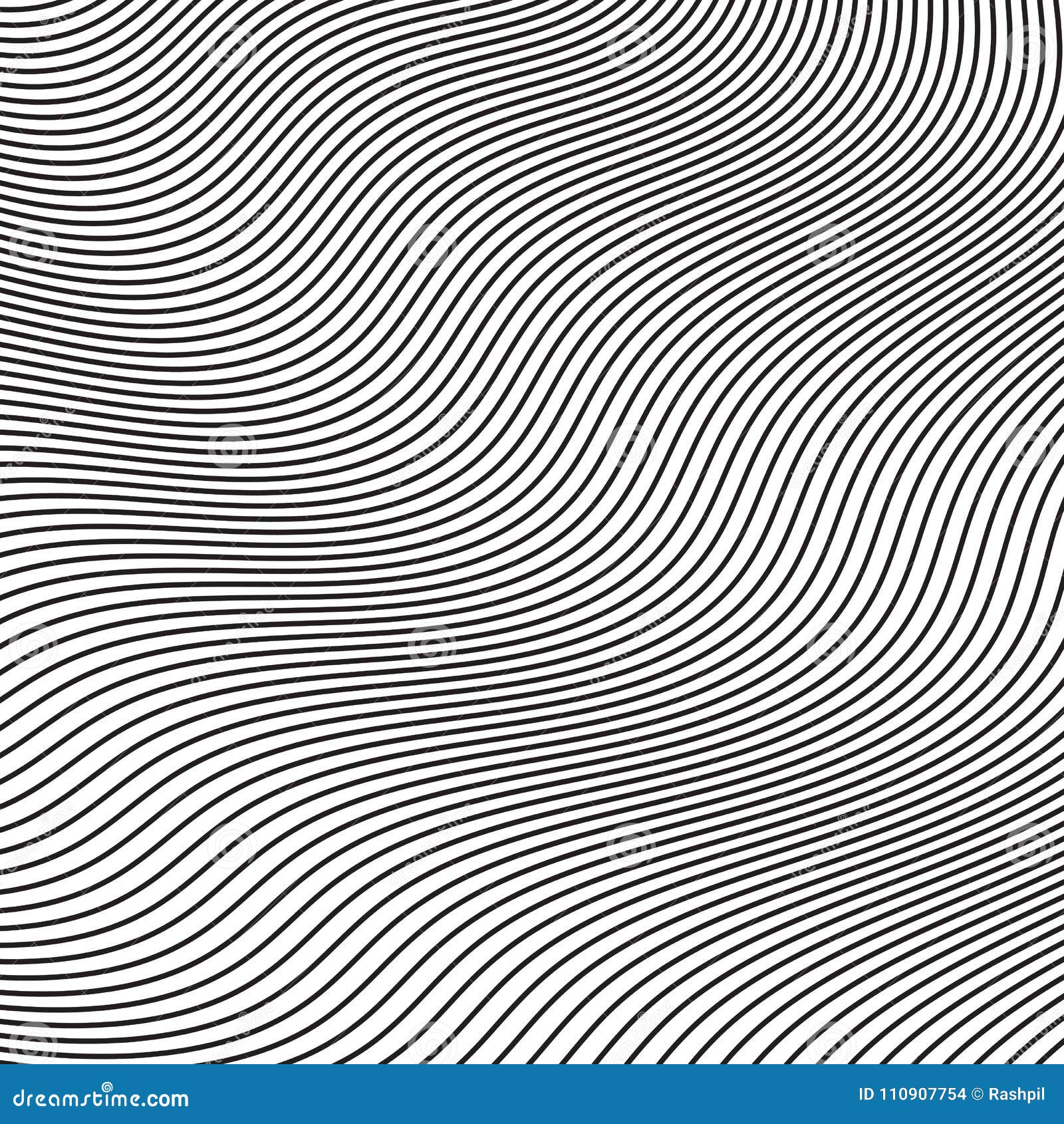 Abstract Halftone Wavy Lines Stock Illustration - Illustration of ...