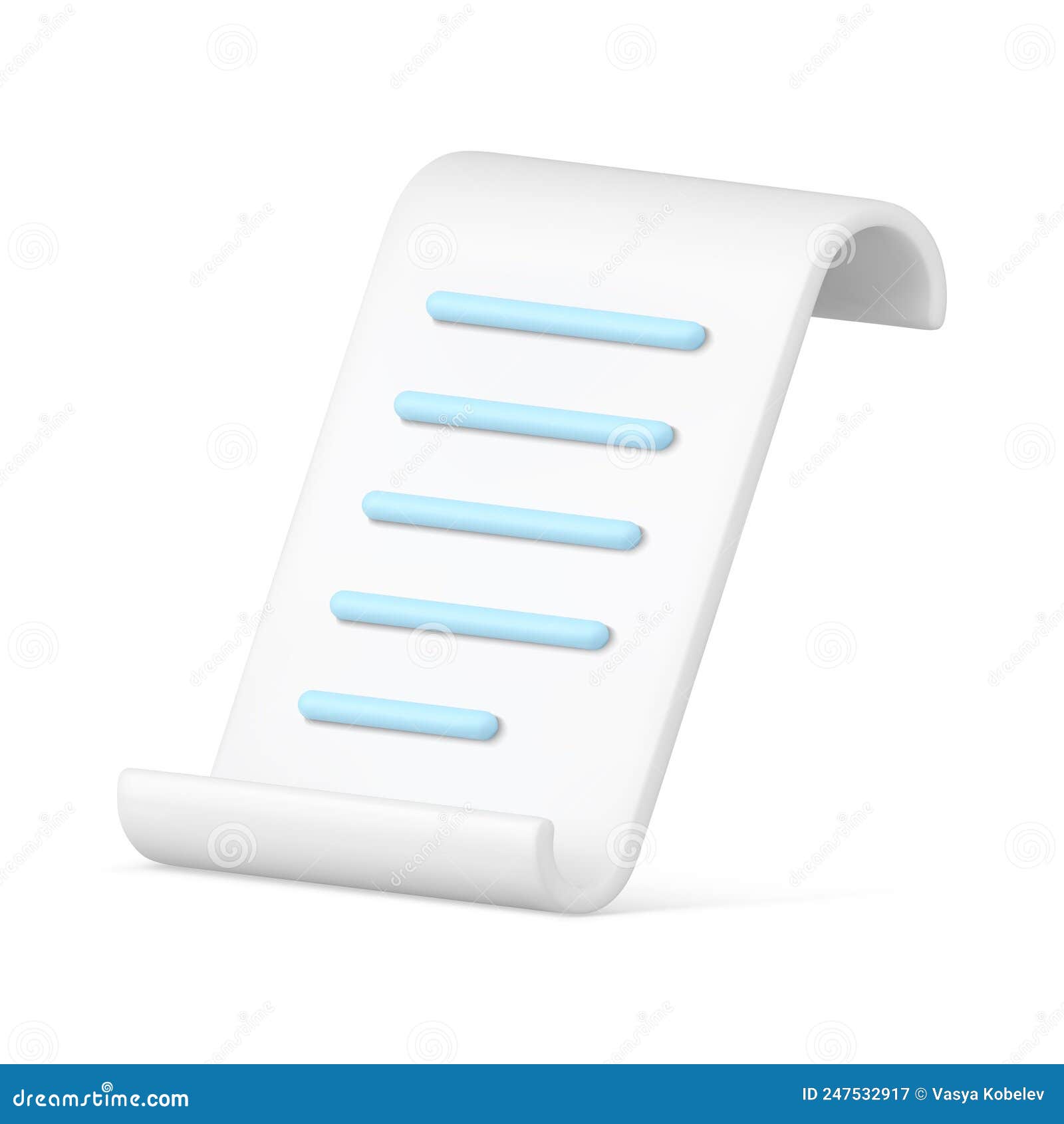 Curved White Diagonal Placed Paper Page Text Information Business ...