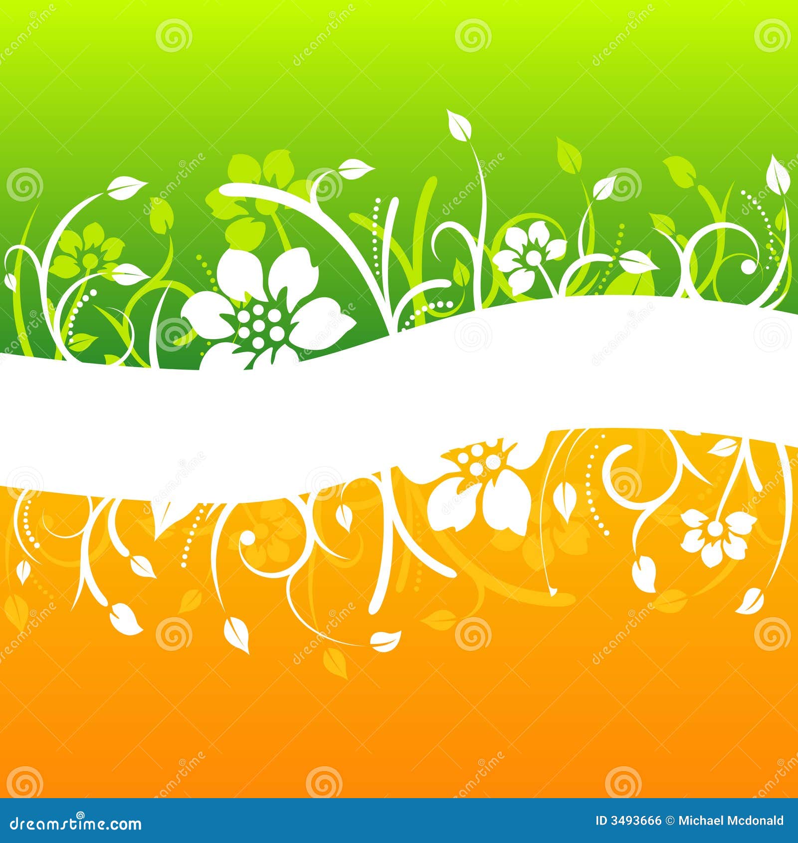 Curved White Floral Design Stock Illustrations – 3,134 Curved White ...