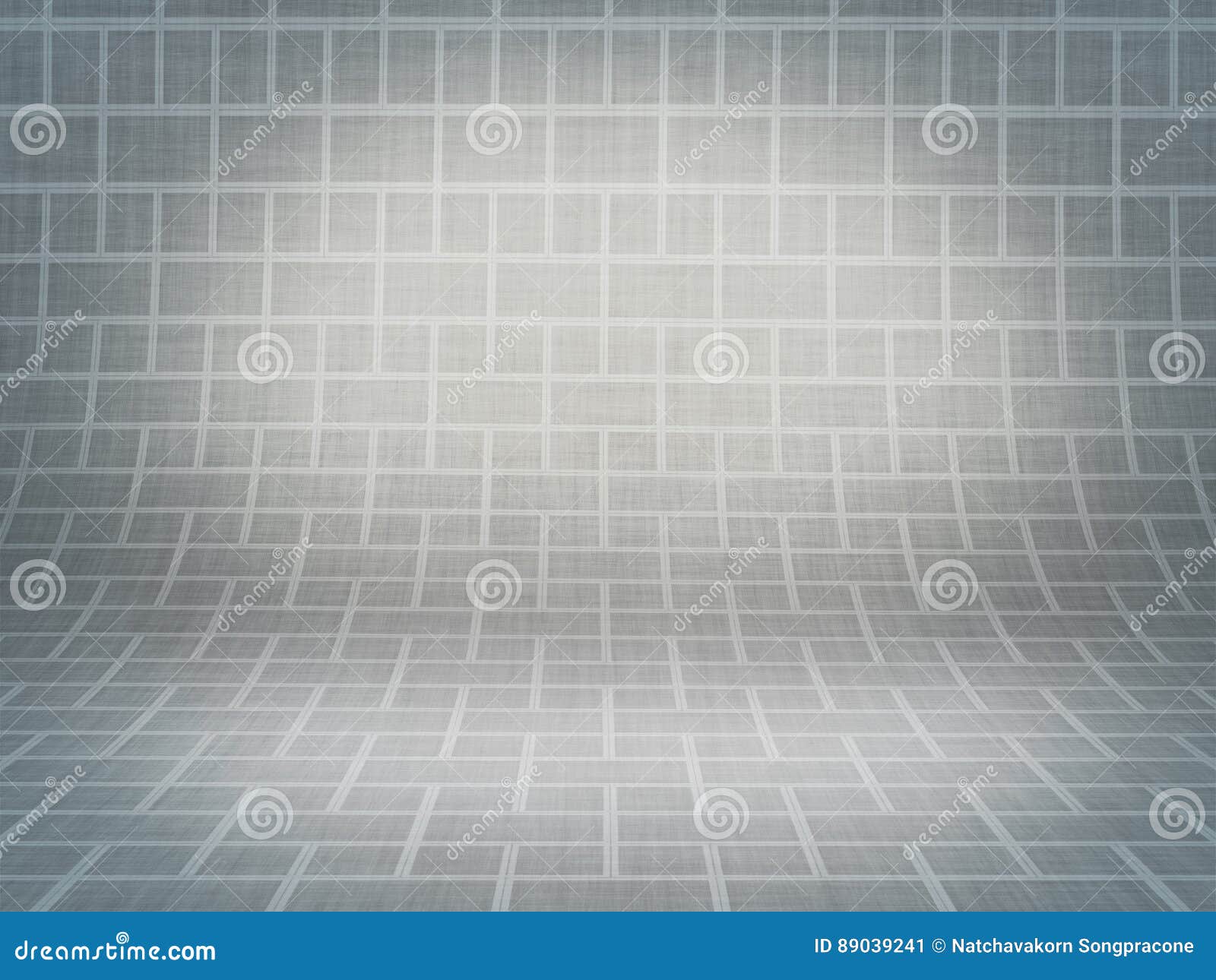 Curved White Rectangle Shape on Gray Fabric Texture Stock Illustration ...