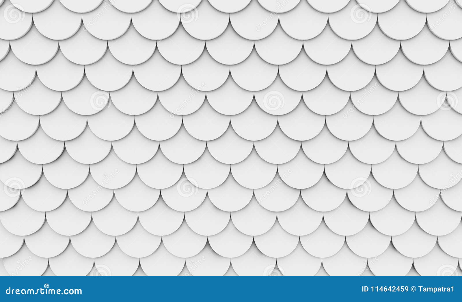 Curved White Tile Flooring, Texture Background, 3d Illustration Stock ...