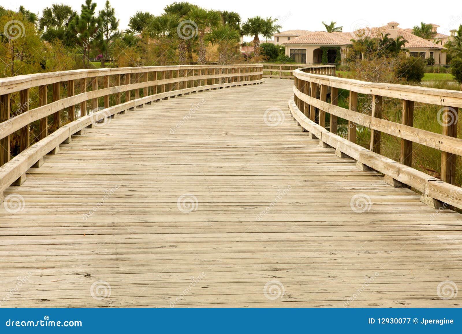 A Curved Wooden Track Royalty-Free Stock Photography | CartoonDealer ...