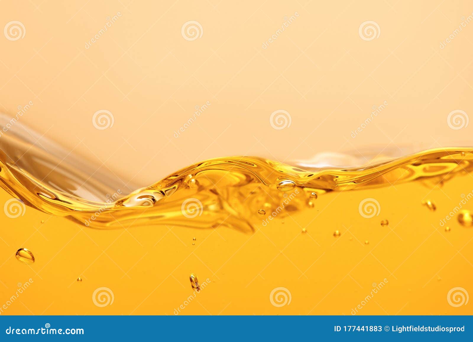 Yellow Bright Liquid with Splash and Stock Image - Image of freshness ...