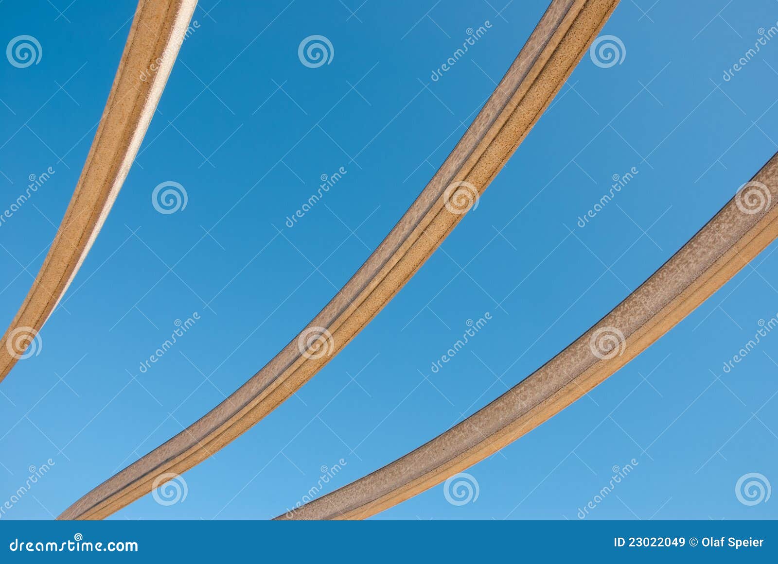 Curves stock image. Image of three, metal, undulated - 23022049