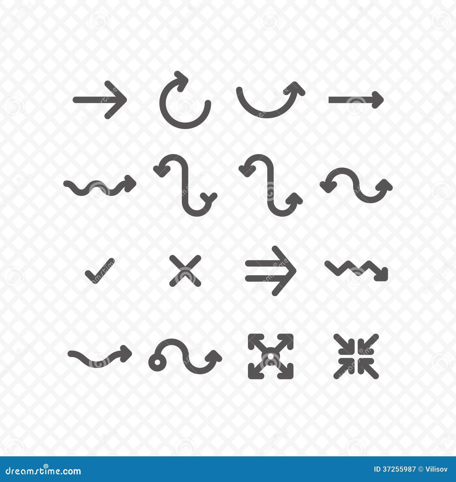 Infographics With Curves Lines, Scheme With Scale Vector Illustration ...