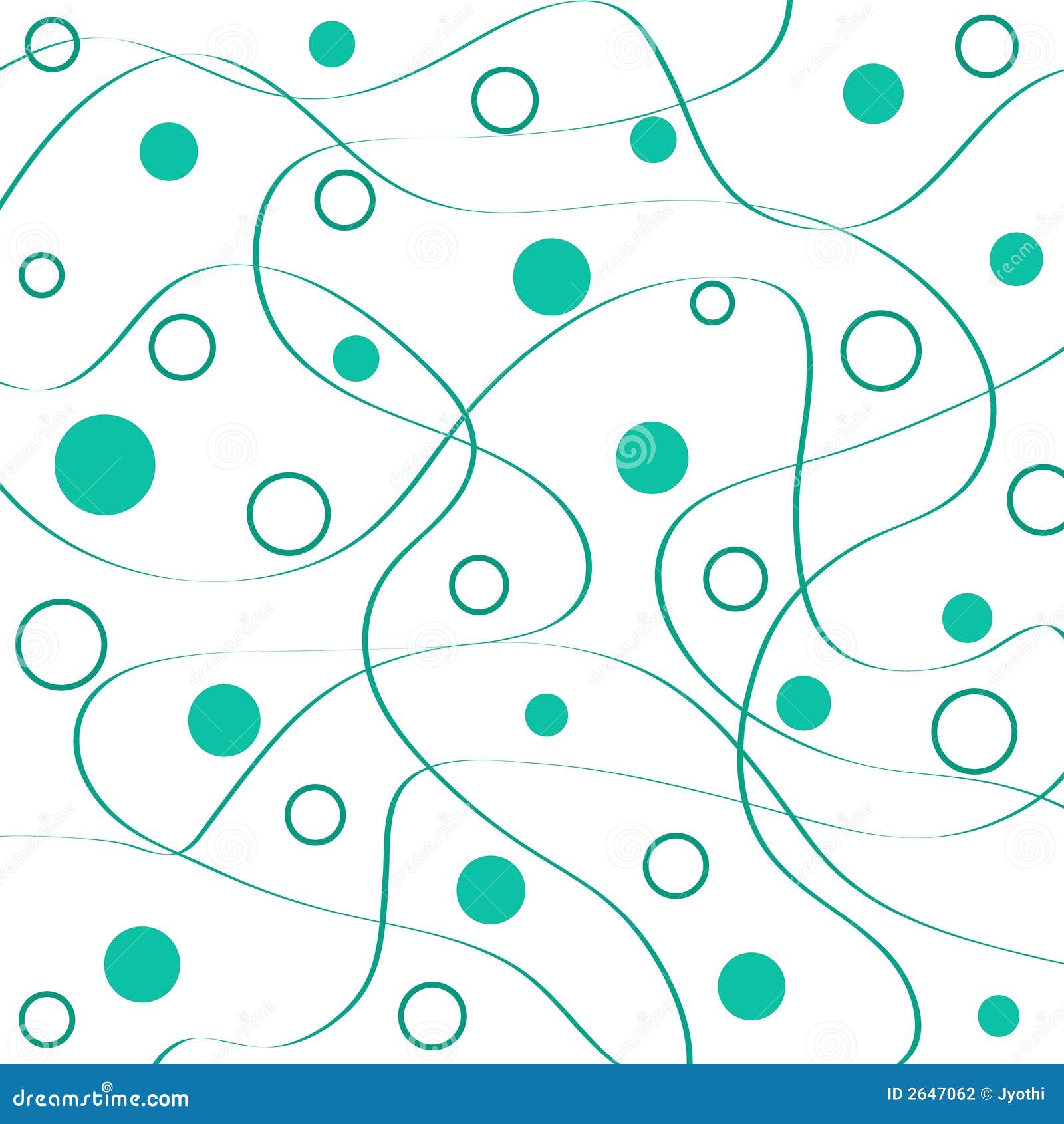 Curves and circles stock illustration. Illustration of united - 2647062