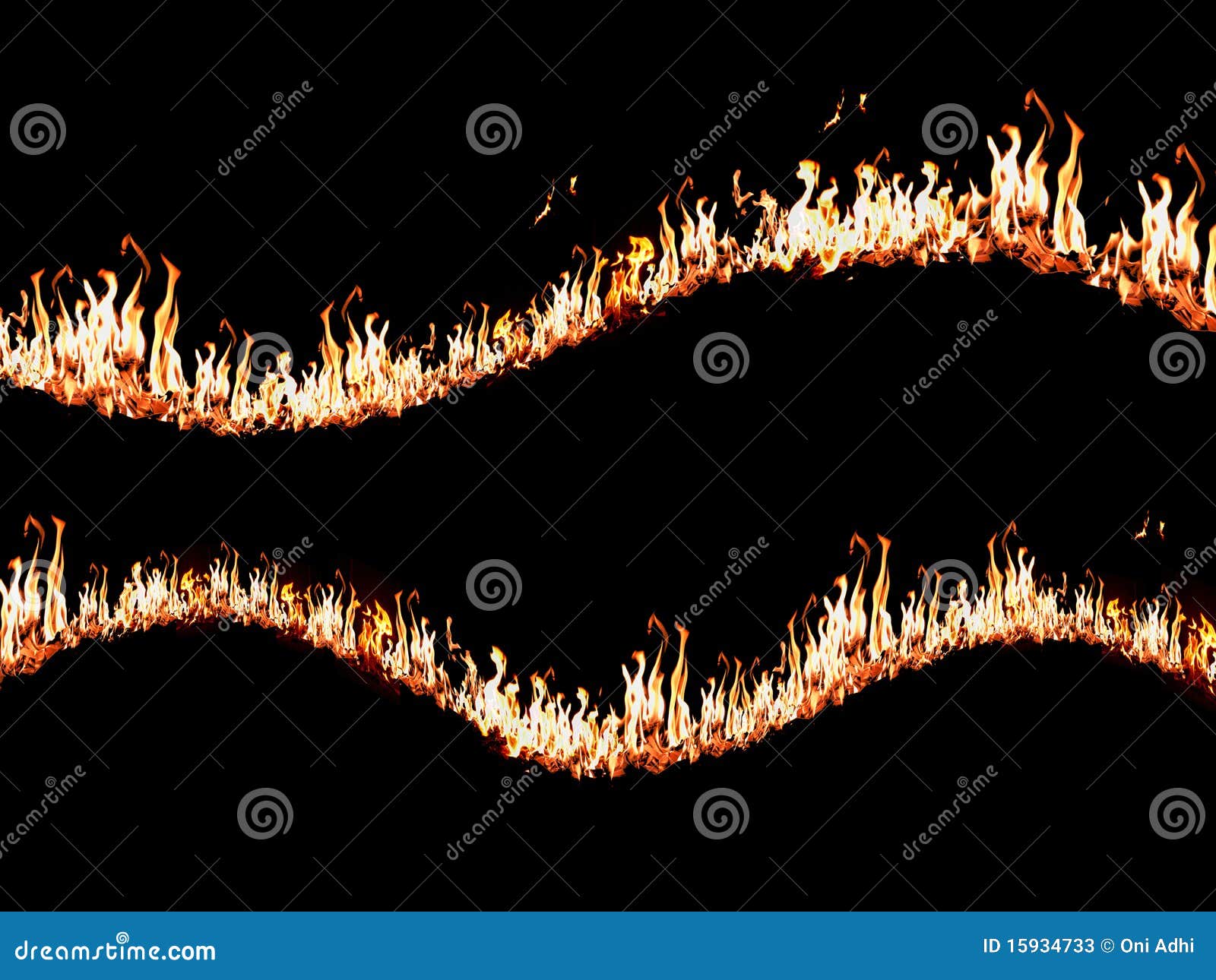 Fire Border Background Stock Photo | CartoonDealer.com #16351308