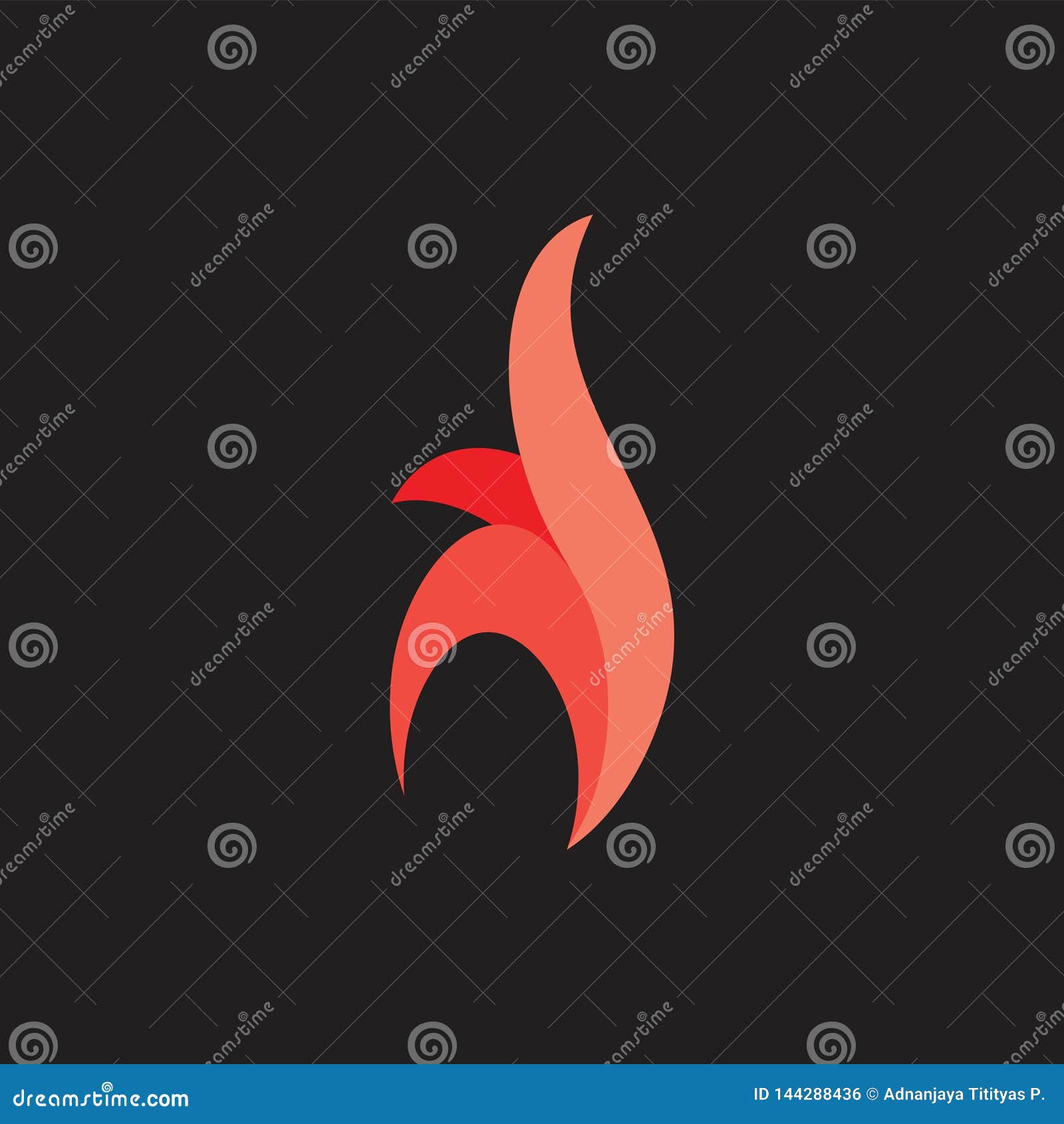 Fire Curves On Transparent Background. Vector Light Effect ...