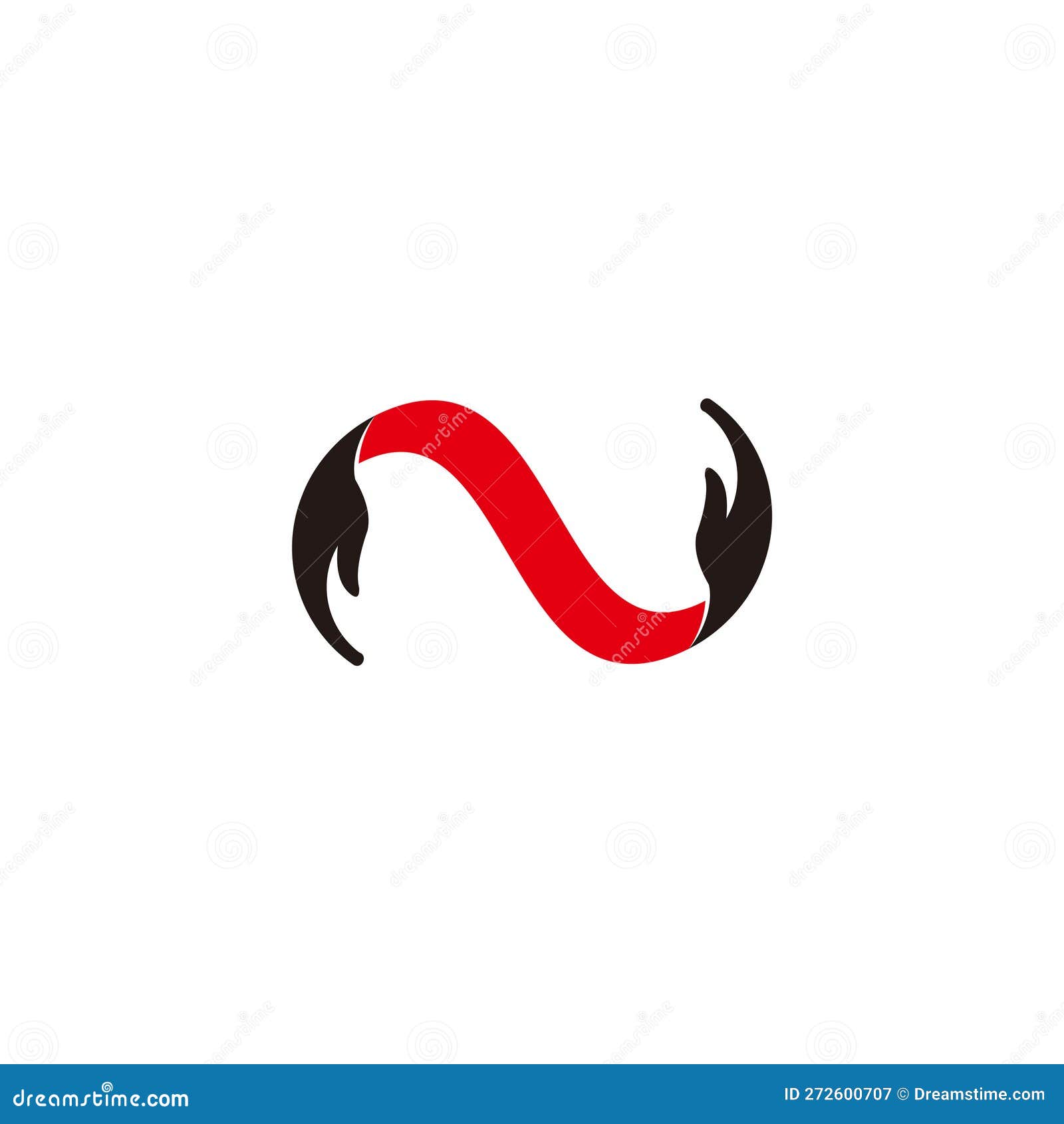 Curves Hand Care Charity Symbol Icon Vector Stock Vector - Illustration ...