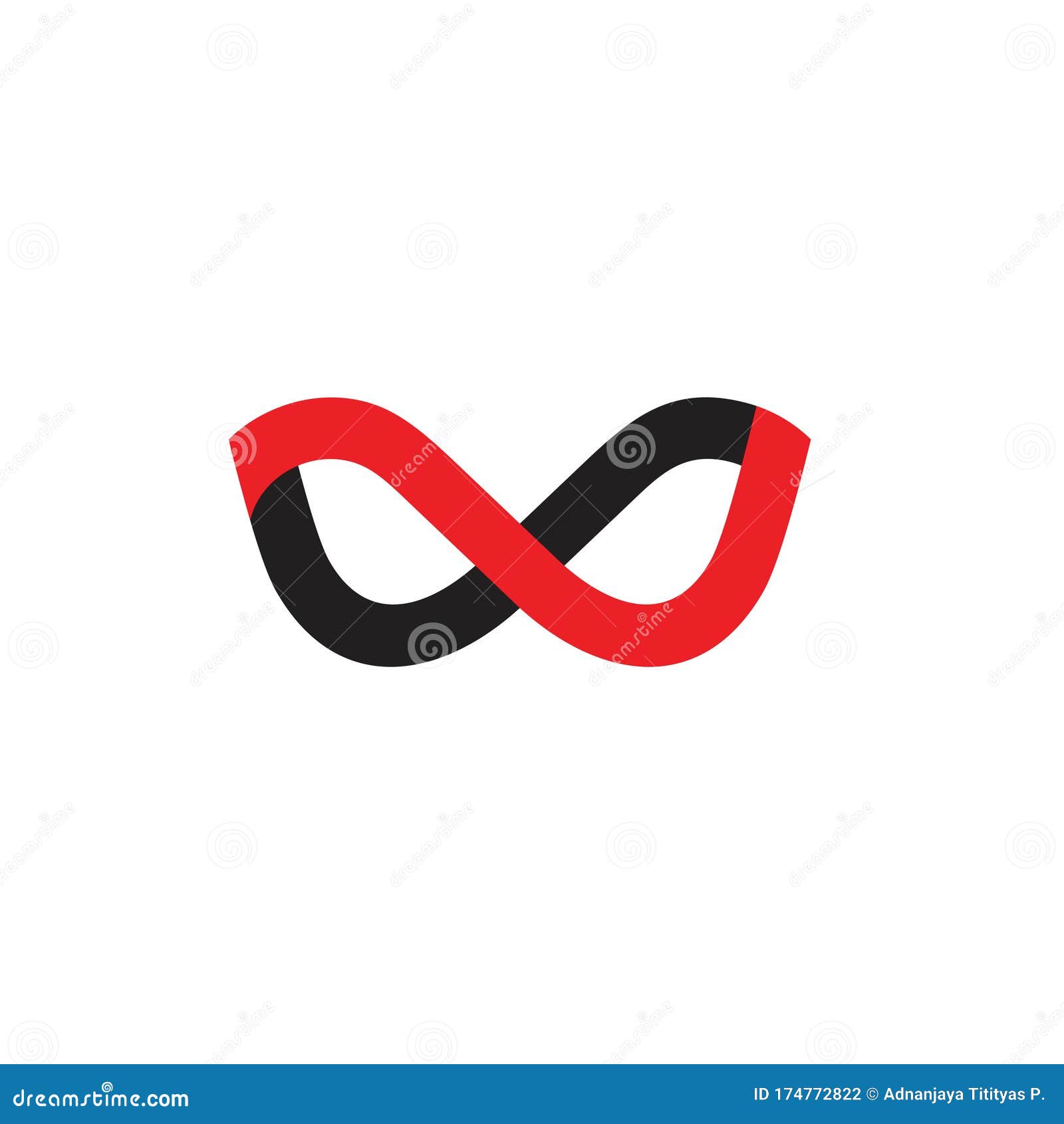 Curves Infinity Line Simple Logo Vector Stock Vector - Illustration of ...