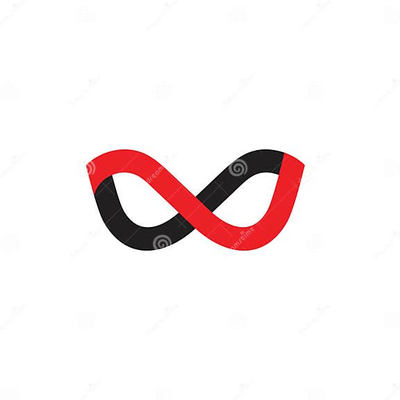 Curves Infinity Line Simple Logo Vector Stock Vector - Illustration of ...