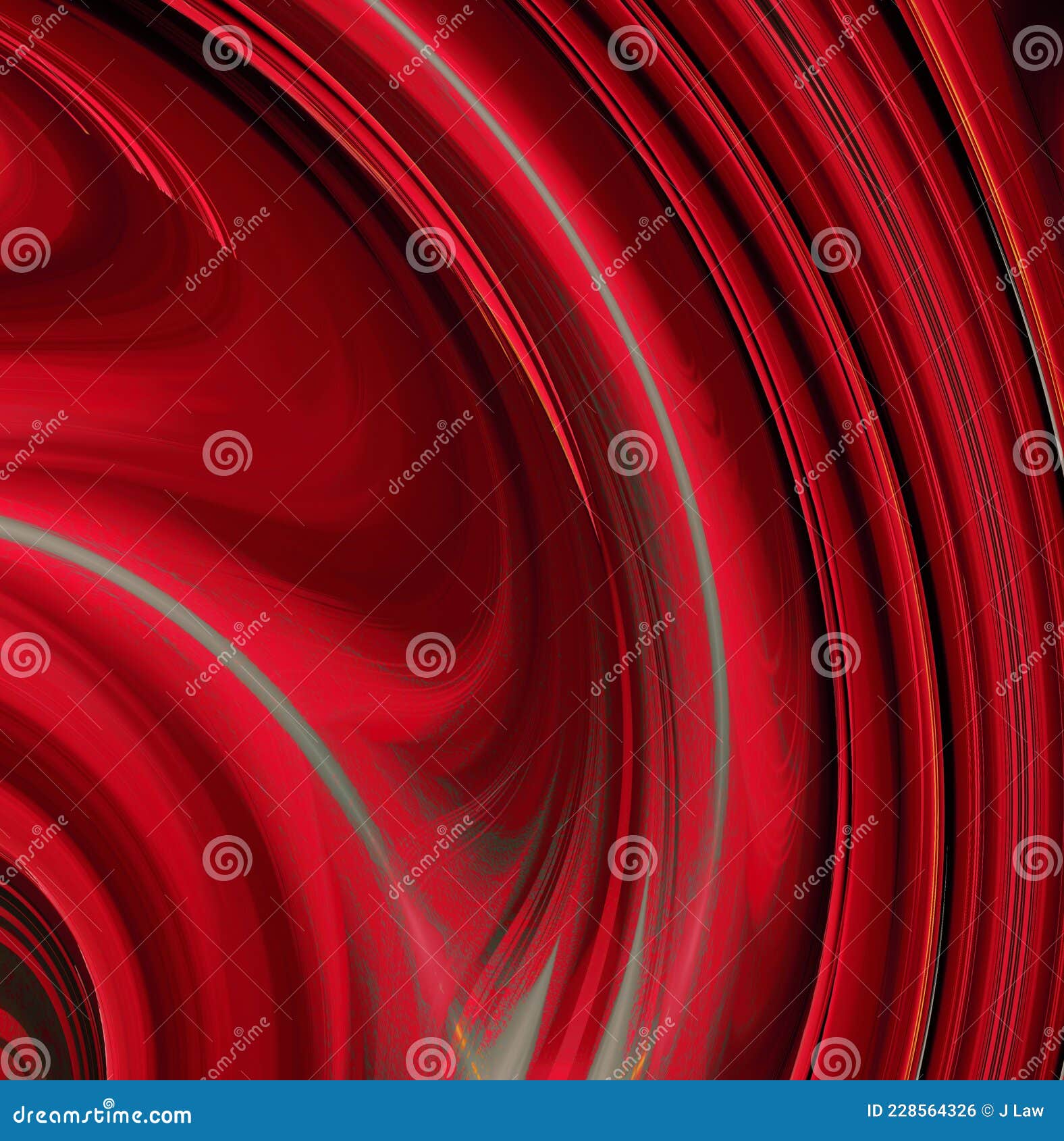 Curves in Red Grey and Black Pattern and Design Stock Illustration ...