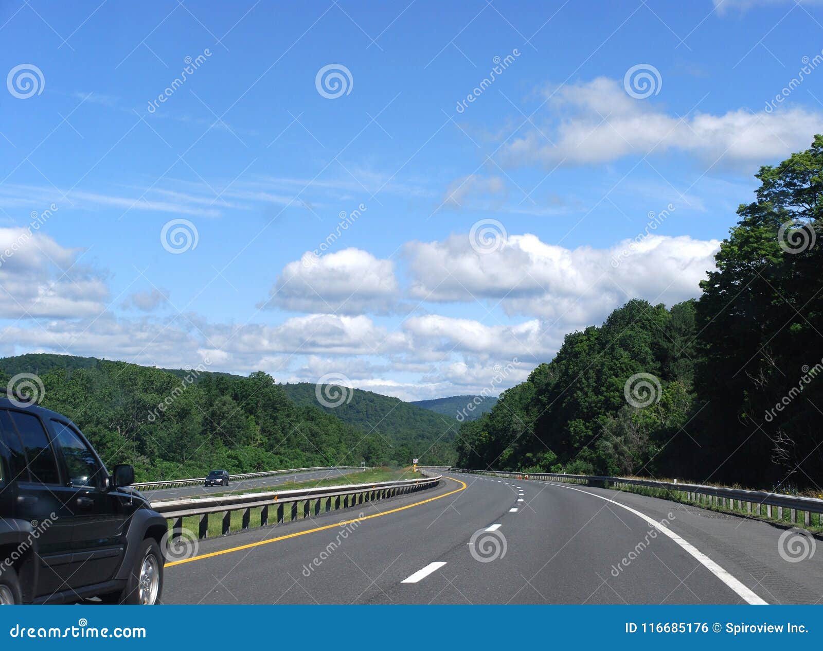 Curving highway stock photo. Image of american, freedom - 116685176