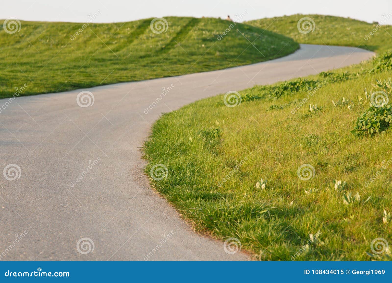 Road in Golf course stock image. Image of play, horizontal - 108434015